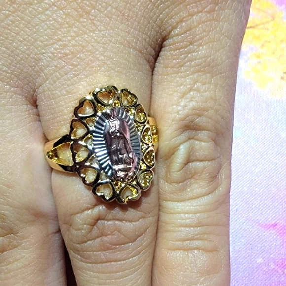 Other | Virgen De Guadalupe Ring Gold Filled | Poshmark